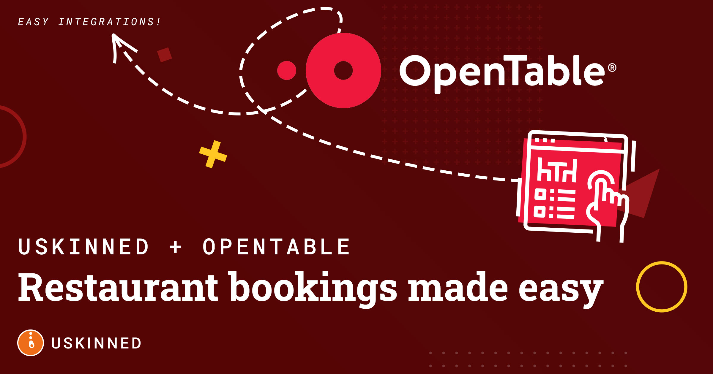 How to add OpenTable booking platform | uSkinned Site Builder for ...