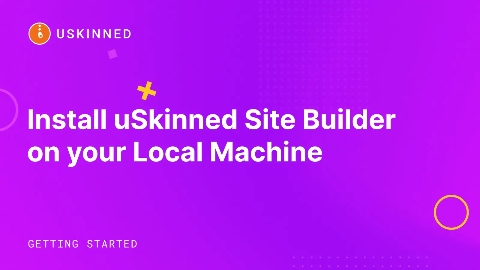 Install uSkinned Site Builder for Umbraco
