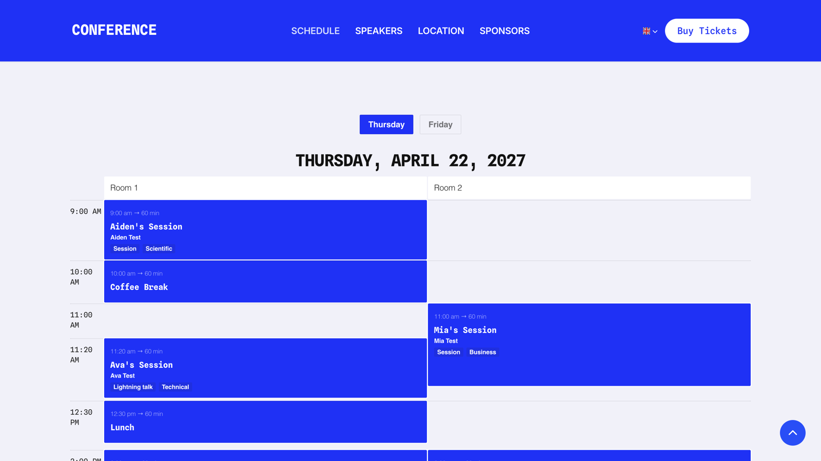 Conference | uSkinned Site Builder for Umbraco CMS