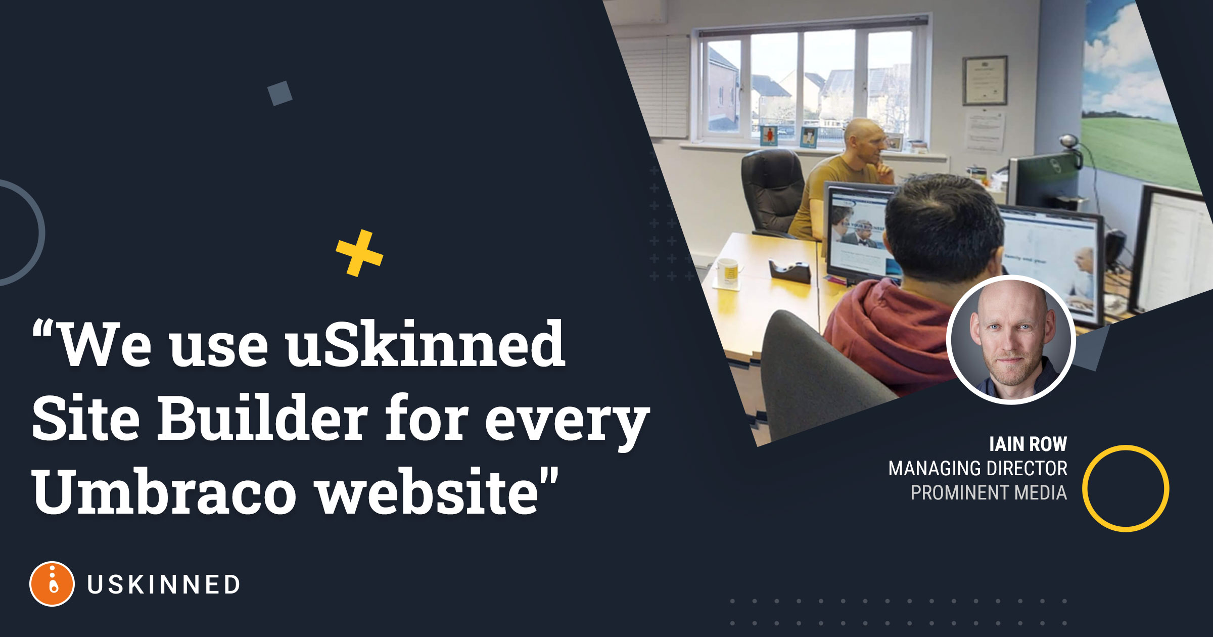 We use uSkinned Site Builder for every Umbraco website